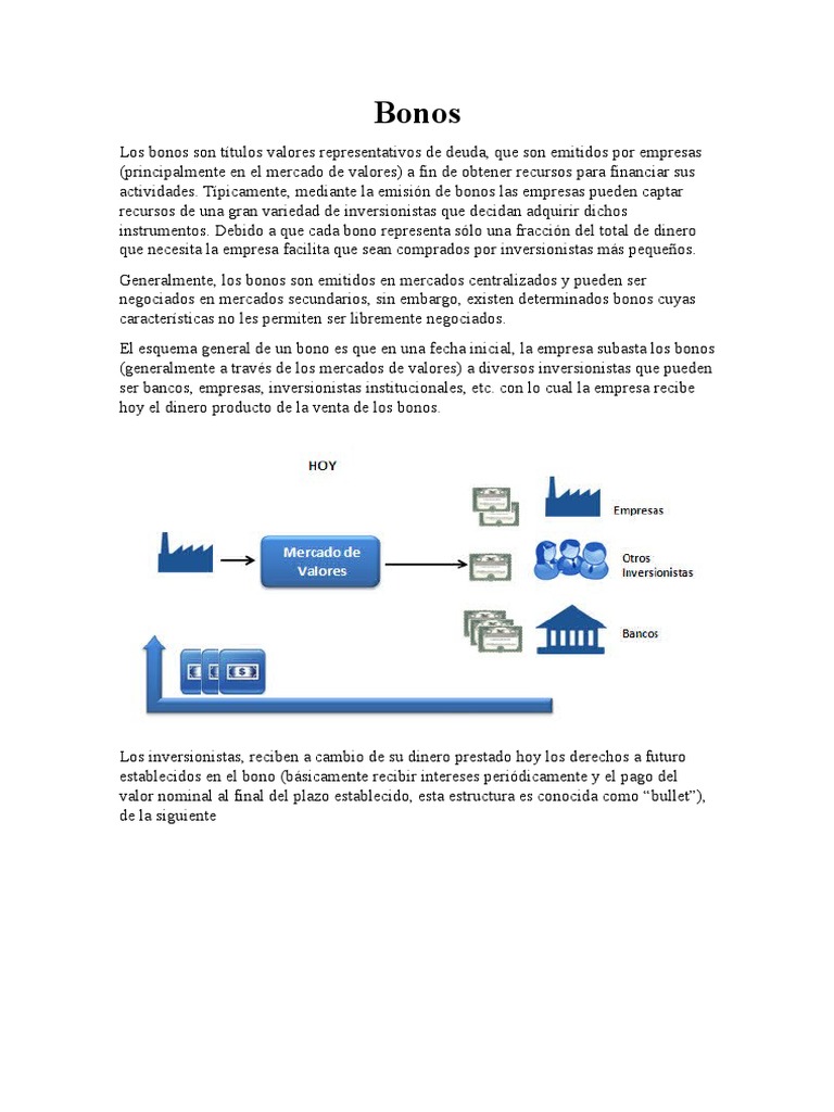 Guía Completa sobre Bonos y su Emisión | PDF | Bancos | Bonos (Finanzas)