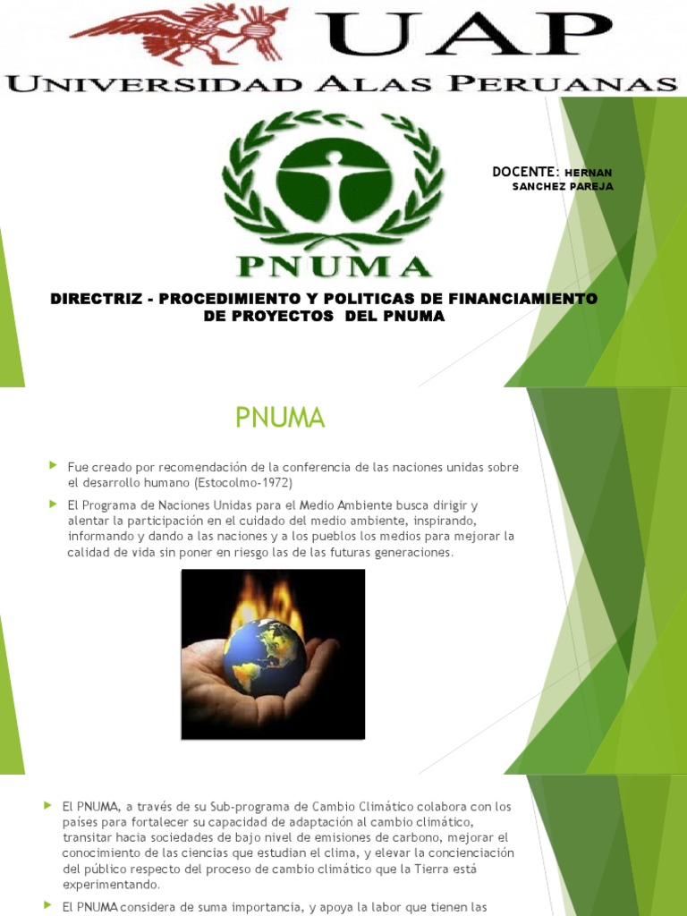 PNUMA | PDF | Programa del Medio Ambiente de las Naciones Unidas | Science