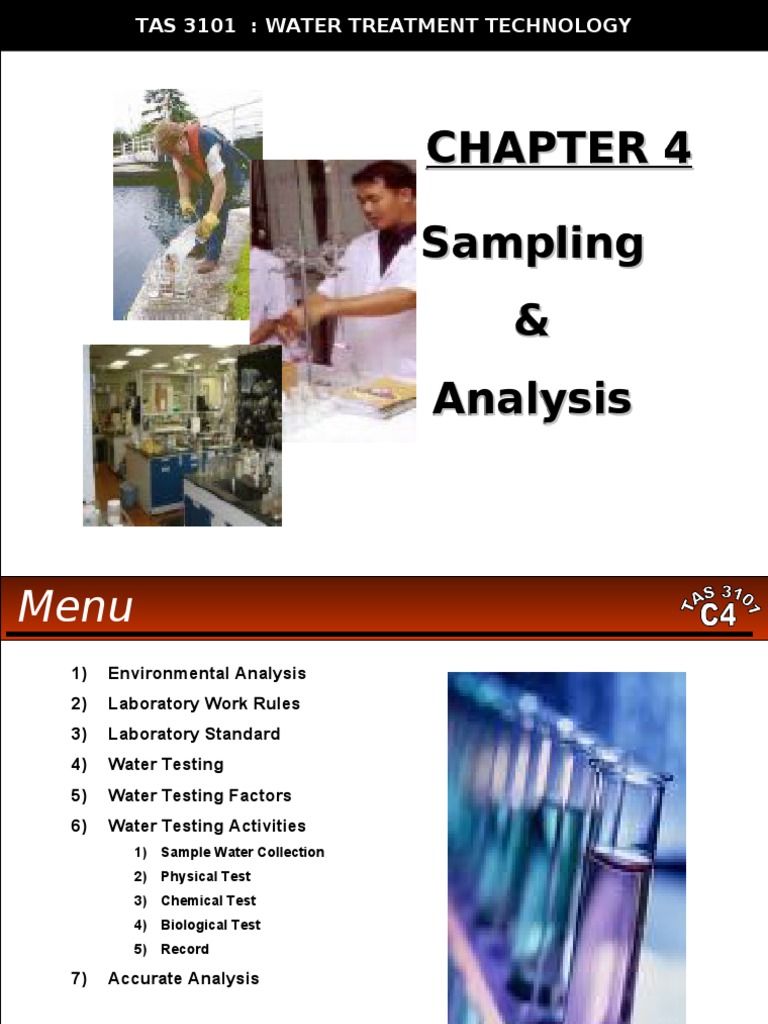 WATER TREATMENT TECHNOLOGY (TAS 3010) LECTURE NOTES 4 - Waste Water ...