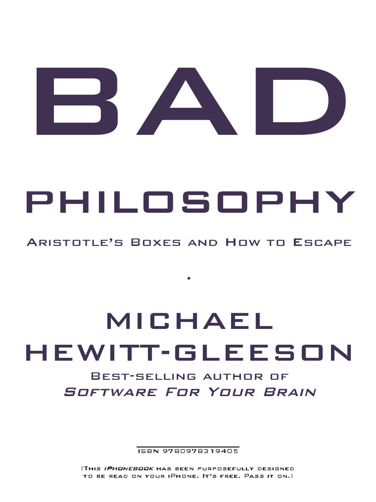 Bad Phil | PDF | Aristotle | Logic