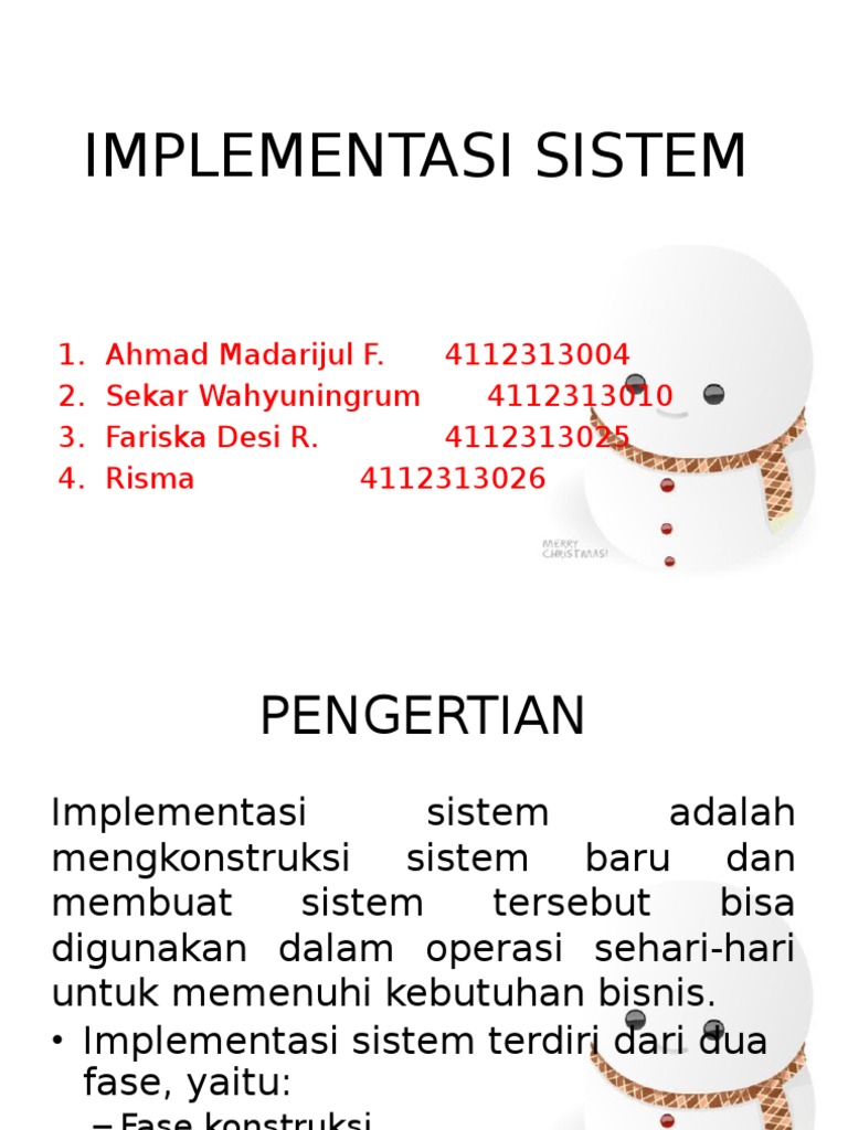 Implementasi Sistem | PDF