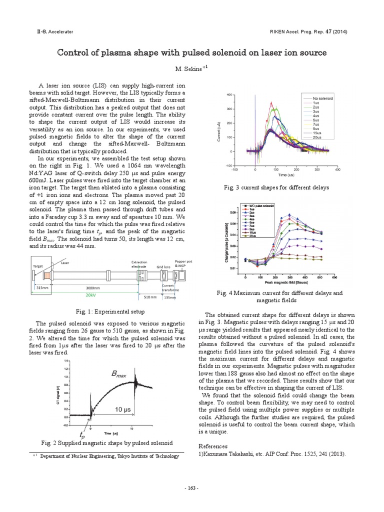 163 Laser Selenoid | PDF | Laser | Plasma (Physics)