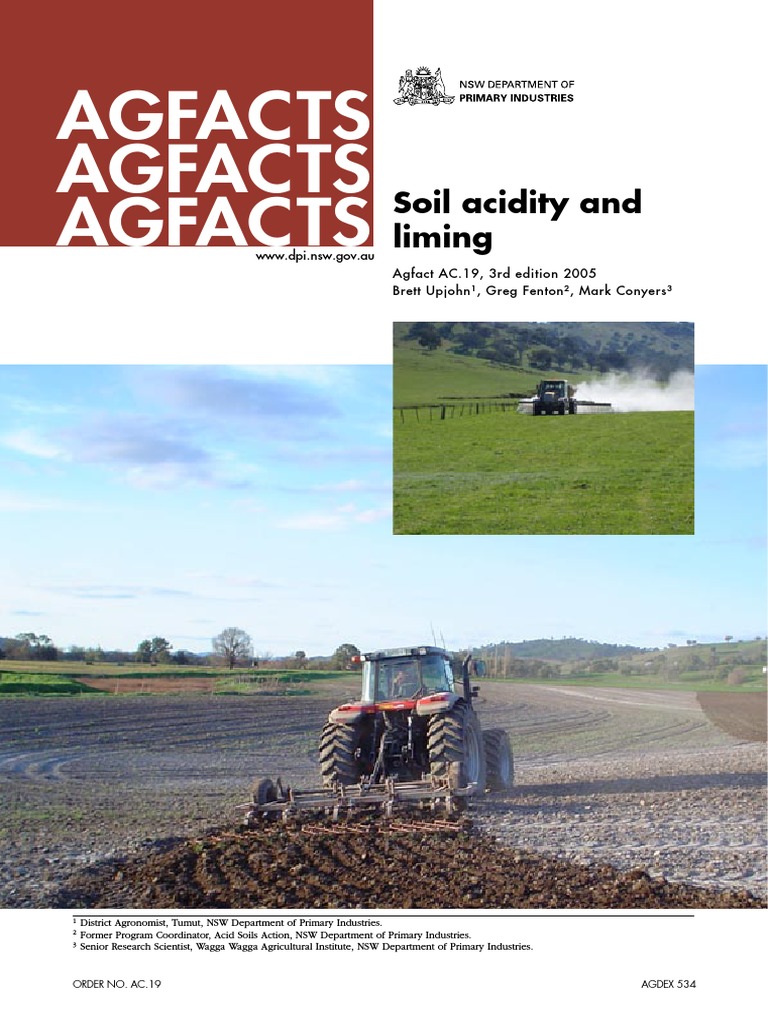 Soil Acidity Liming | Soil | Plant Nutrition