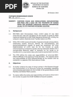 Advisory PEZA Electronic Zone Transfer System (EZTS) | PDF | Logistics ...