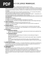 Coplas de Jorge Manrique Analizadas | PDF | Metro (poesía) | Poética