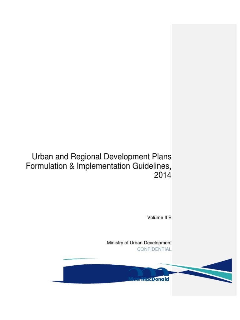 Volume II B - Appendices of URDPFI Guidelines 2014 | PDF | Urban ...