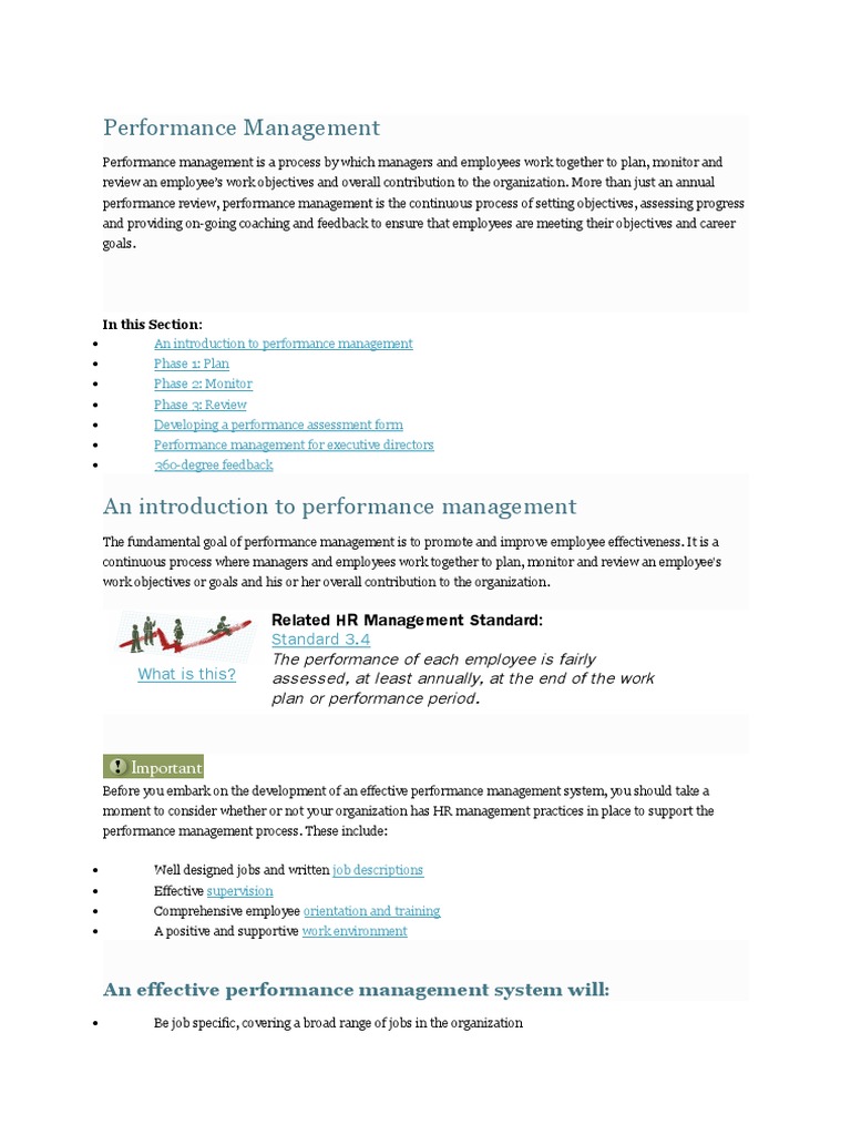 Performance Management | PDF | Performance Management | Performance Appraisal