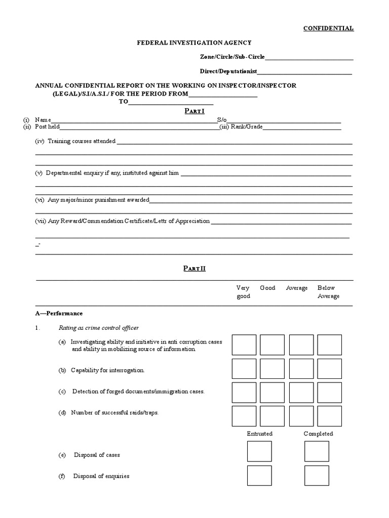 ACR Performa Inspector | PDF | Inspector | Virtue