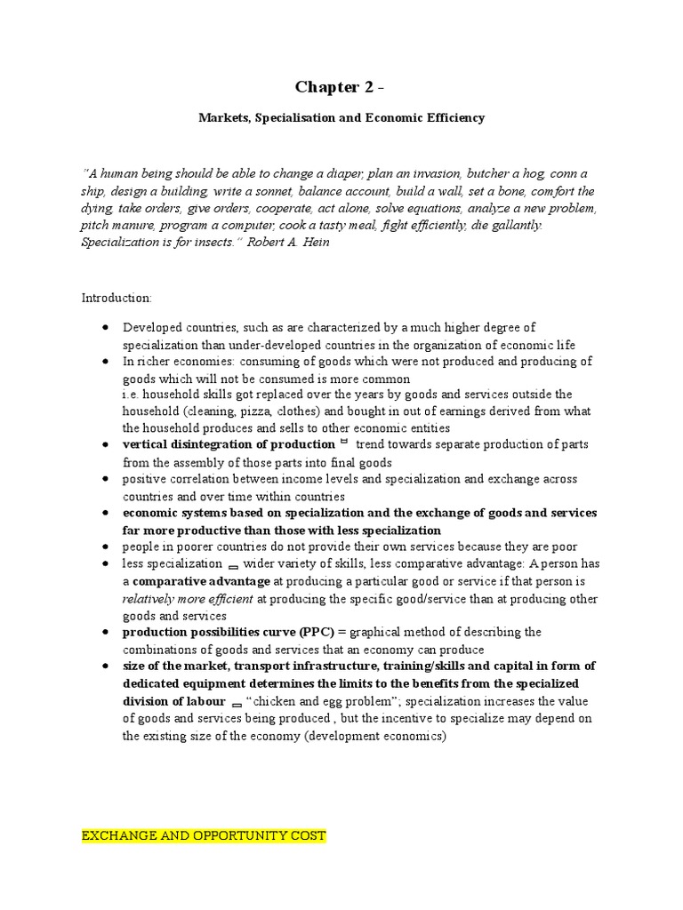 Chapter 2 - Principles of Economics | PDF | Economic Theories | Economics