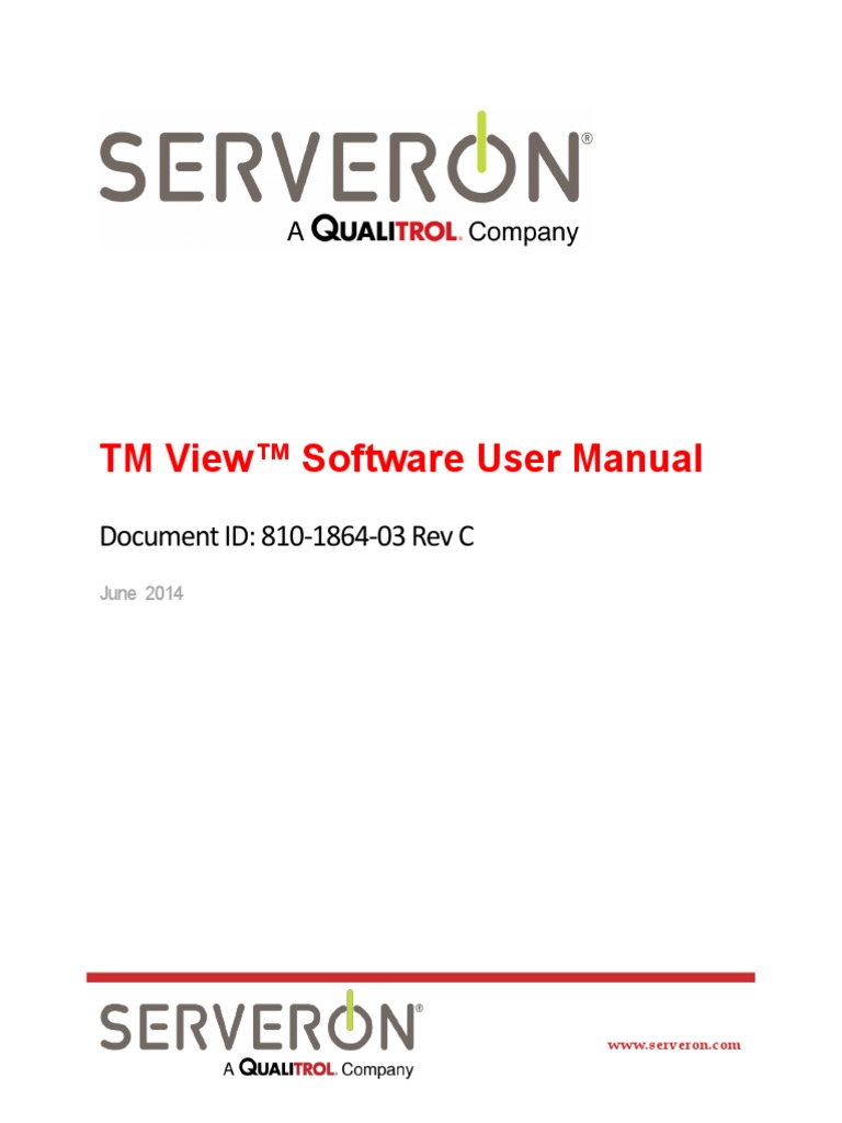 TM View Users Manual 810-1864-02 Rev A | PDF | Microsoft Sql Server ...