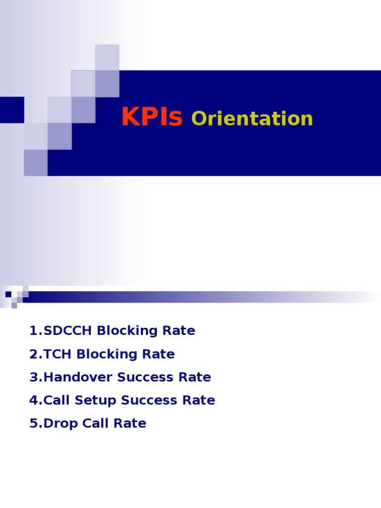 2G KPI Orientation | PDF | Signal To Noise Ratio | Telecommunications