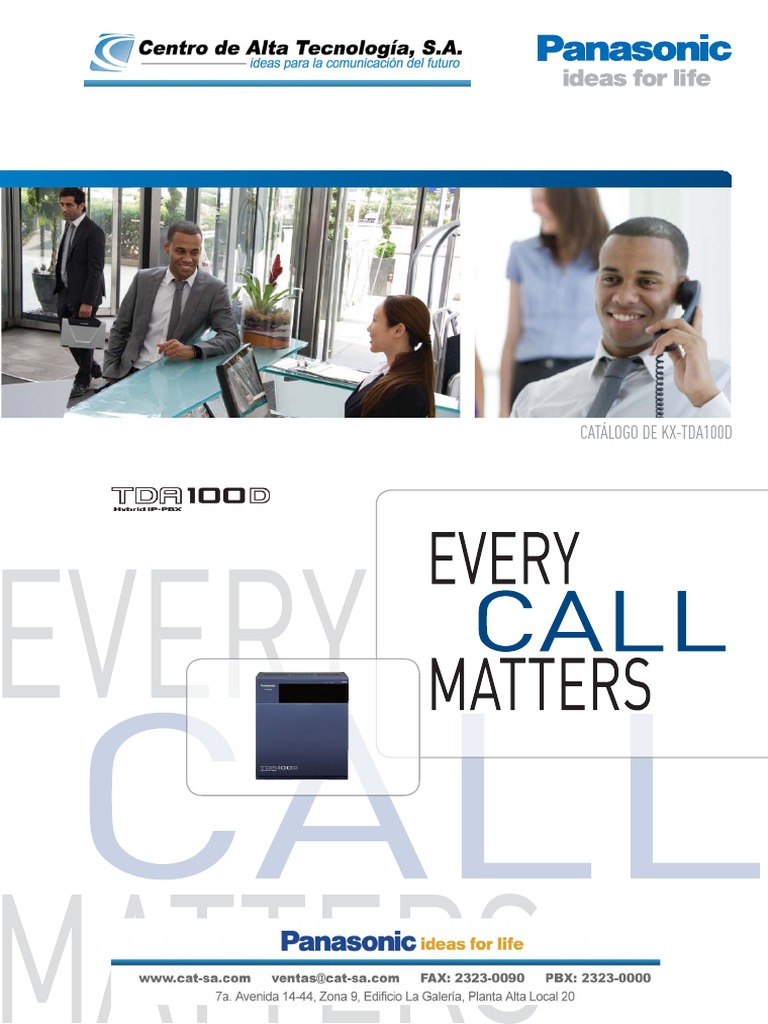 Catálogo Panasonic Kx-Tda100d Español | PDF | Voz sobre IP | Centro de ... Catálogo Panasonic Kx-Tda100d Español | PDF | Voz sobre IP | Centro de ...