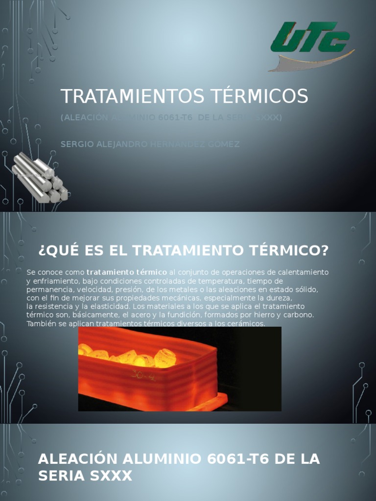 Tratamientos Térmicos | Tratamiento a base de calor | Aluminio