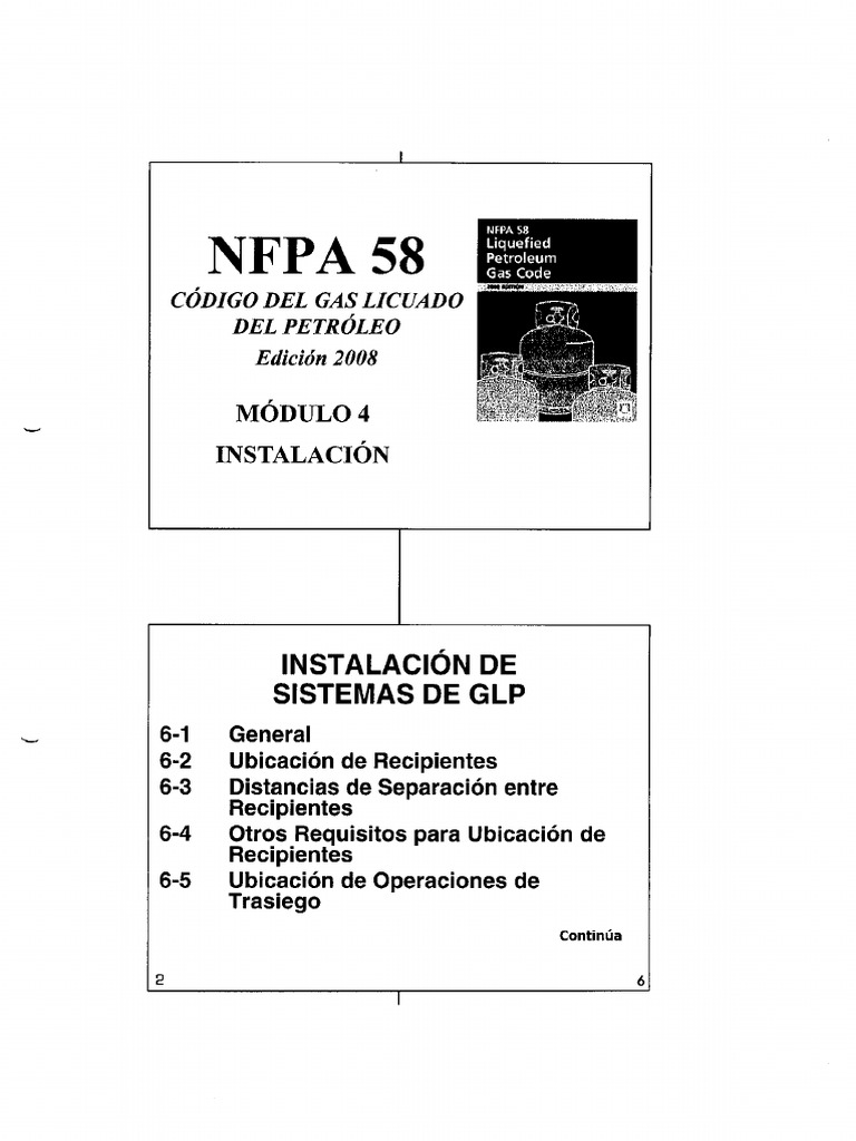 NFPA 58 - Curso - Separatas | PDF