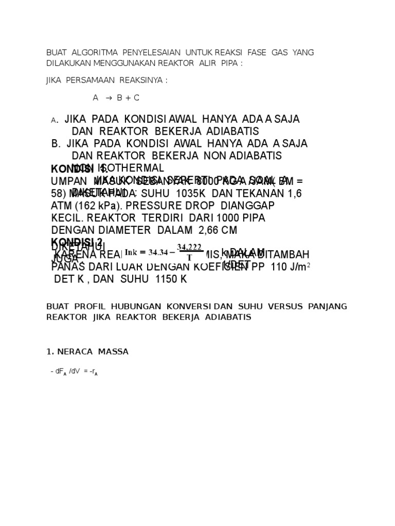 Penyelesaian Contoh Soal Rap | PDF