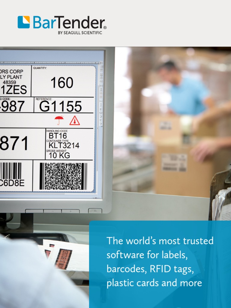 Bartender 2016 | PDF | Radio Frequency Identification | Barcode