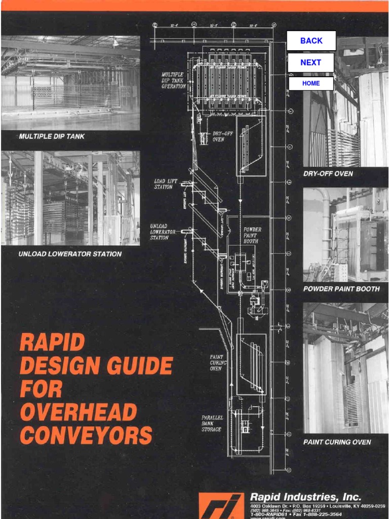 Rapid Overhead Conveyor Design Guide | PDF | Tram | Bearing (Mechanical)