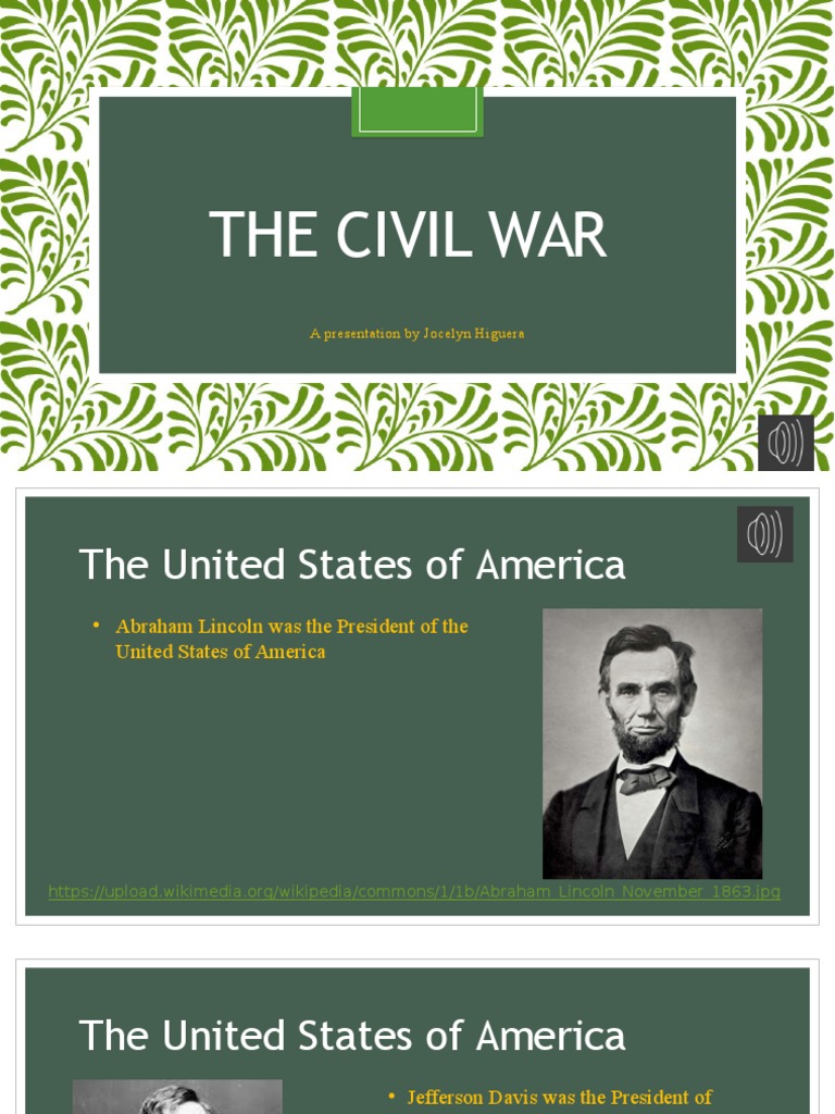 Overview of the Civil War Leaders | PDF