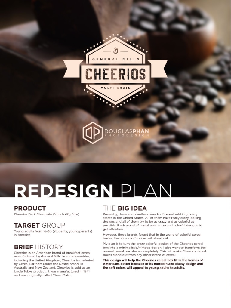 Douglas Phan's Cheerios Cereal Product Redesign | PDF | Graphic Design ...