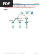 Informe 9.5.2.6 Packet Tracer - Configuring IPv6 ACLs | PDF | Denial Of Service Attack | I Pv6