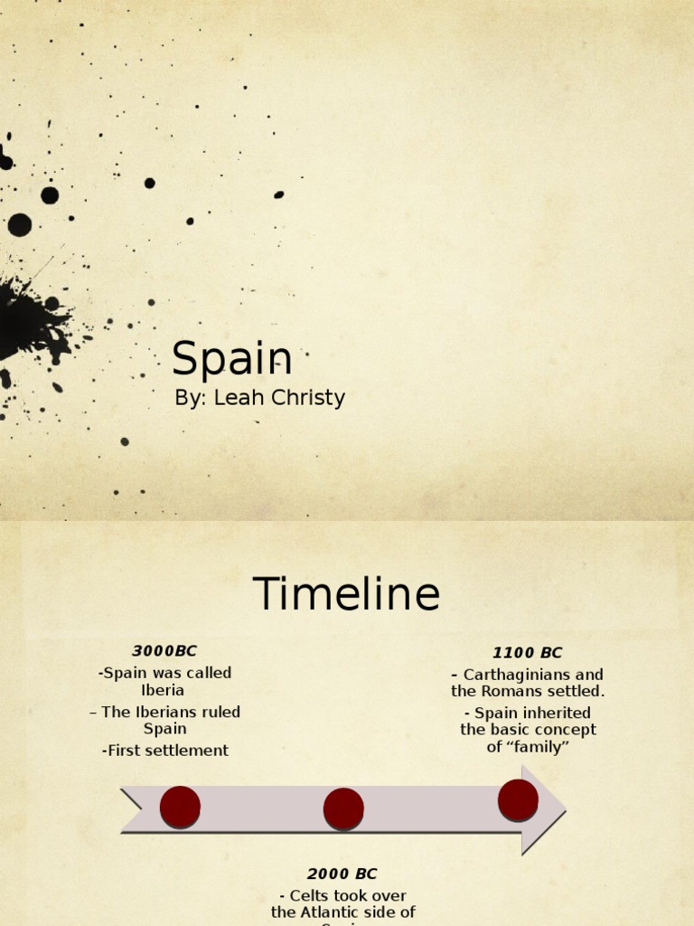 Timeline of Spain | PDF