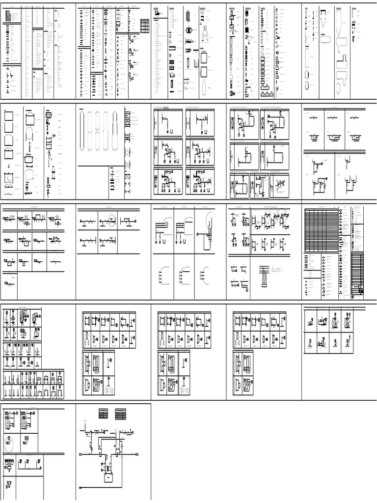 P&ID General Abbreviations Guide | PDF | Valve | Pump