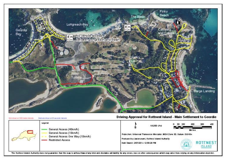 Geordie Bay Map for Rottnest Island | PDF