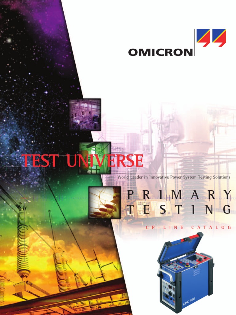 Omicron CP Line catalogue | Electrical Impedance | Transformer | Free ...