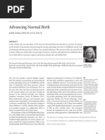 Pathways for Normal Maternity Care | PDF | Midwife | Childbirth