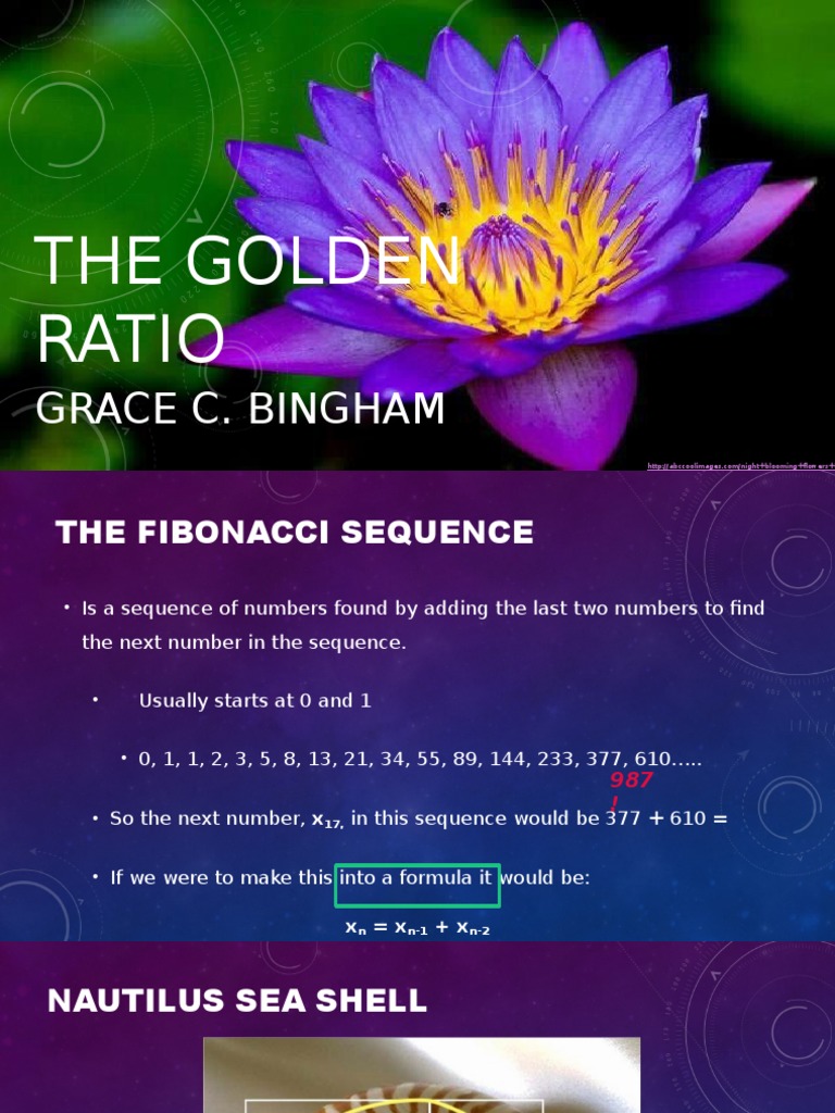 Understanding the Golden Ratio | PDF