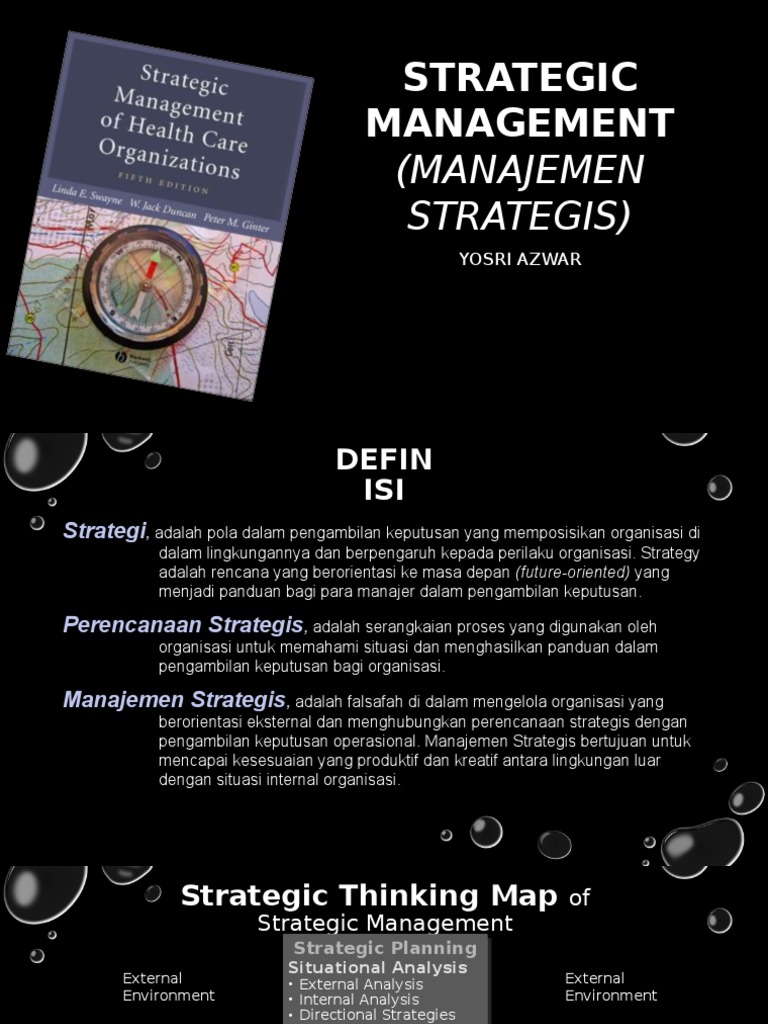 Strategic Thinking Map | PDF | Manajemen Strategis | Perencanaan Strategi