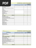 Estimate CSI Format | PDF | Roof | Framing (Construction)