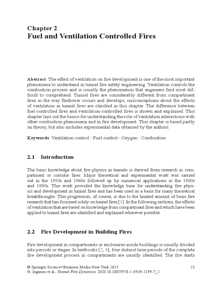 Fuel and Ventilation Controlled Fire | PDF | Combustion | Fires
