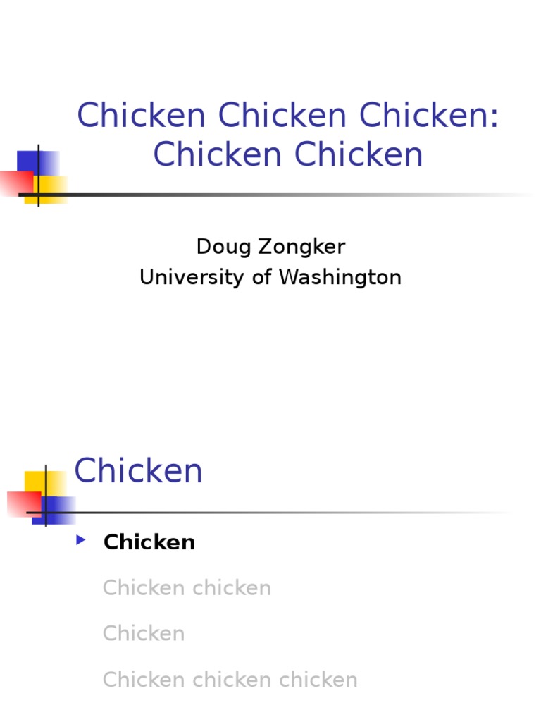 Chicken | PDF