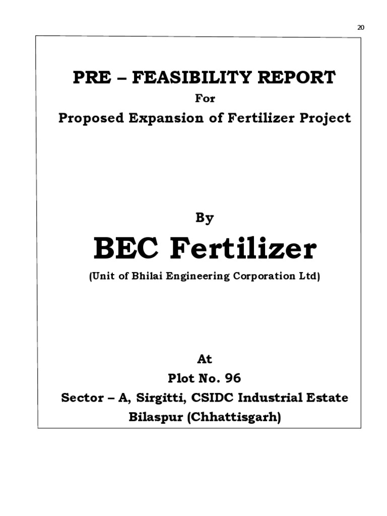 Fertilizer Project Expansion Report | PDF | Sodium Carbonate | Fertilizer