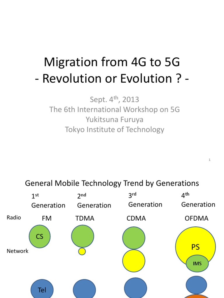 Migration From 4G To 5G | PDF | 4 G | Lte (Telecommunication)