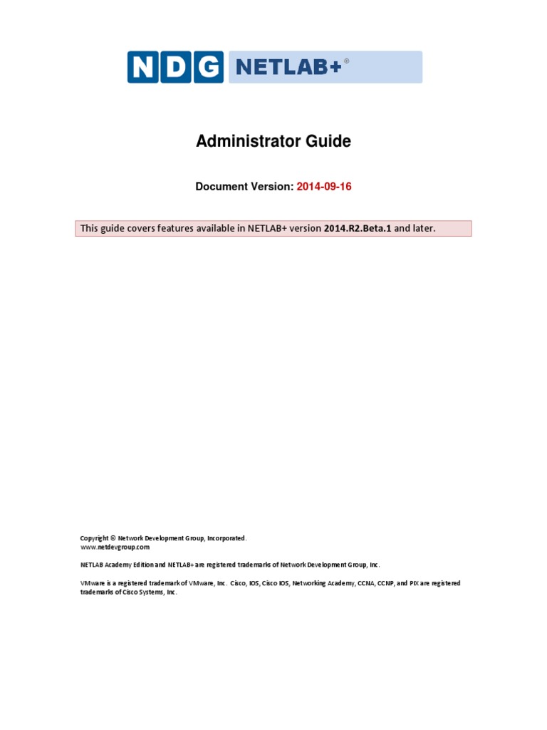 Netlab Administrator Guide | PDF | Proxy Server | Port (Computer Networking)