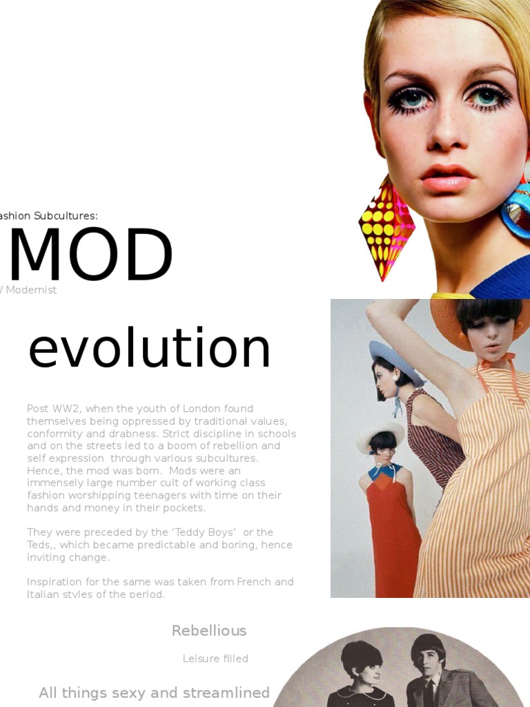MOD Subculture | PDF | Fashion | Cultural Trends