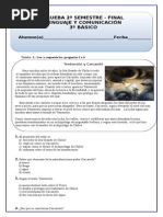 Pruebas Saber Español Grado Tercero | PDF | Palabra | Oración (Lingüística)