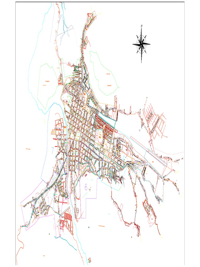 Plano General Ciudad de Huamachuco | PDF