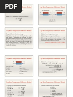 Sample Problem - Logarithmic Mean Temperature Difference (LMTD) Calculation | PDF