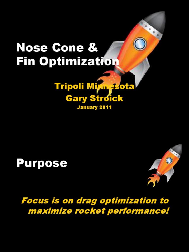 Nose Cone & Fin Optimization | PDF | Drag (Physics) | Mach Number