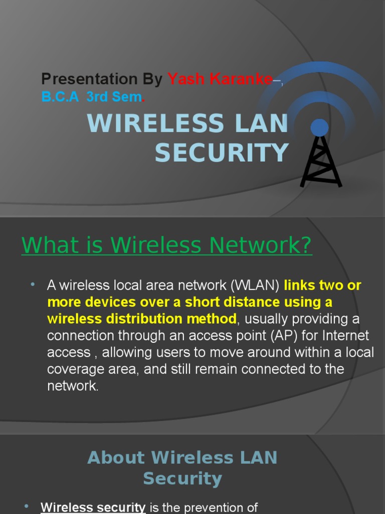 A Comprehensive Overview of Wireless Network Security Methods and ...