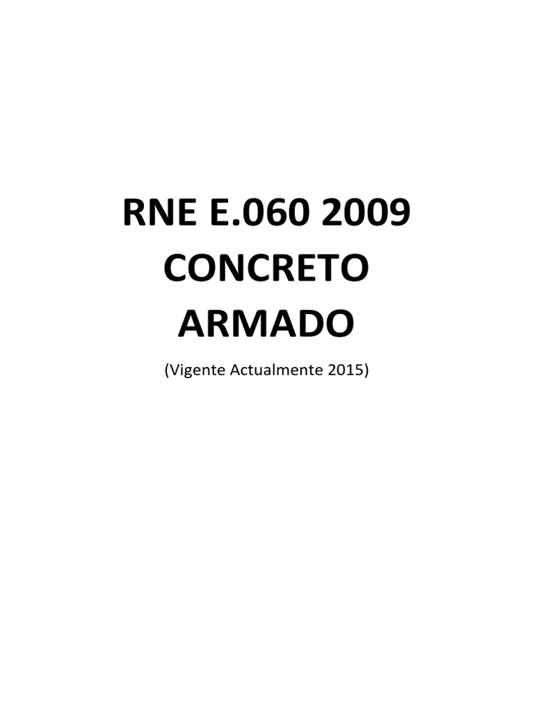 Norma E060 Cap21 | PDF | Fundación (Ingeniería) | Doblar
