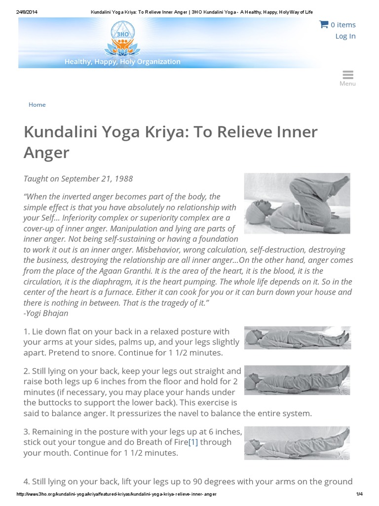 Kriya - Inner Anger | PDF | Kundalini Yoga | Āstika