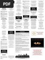 Divine Service Program | PDF | Hymns | Prayer