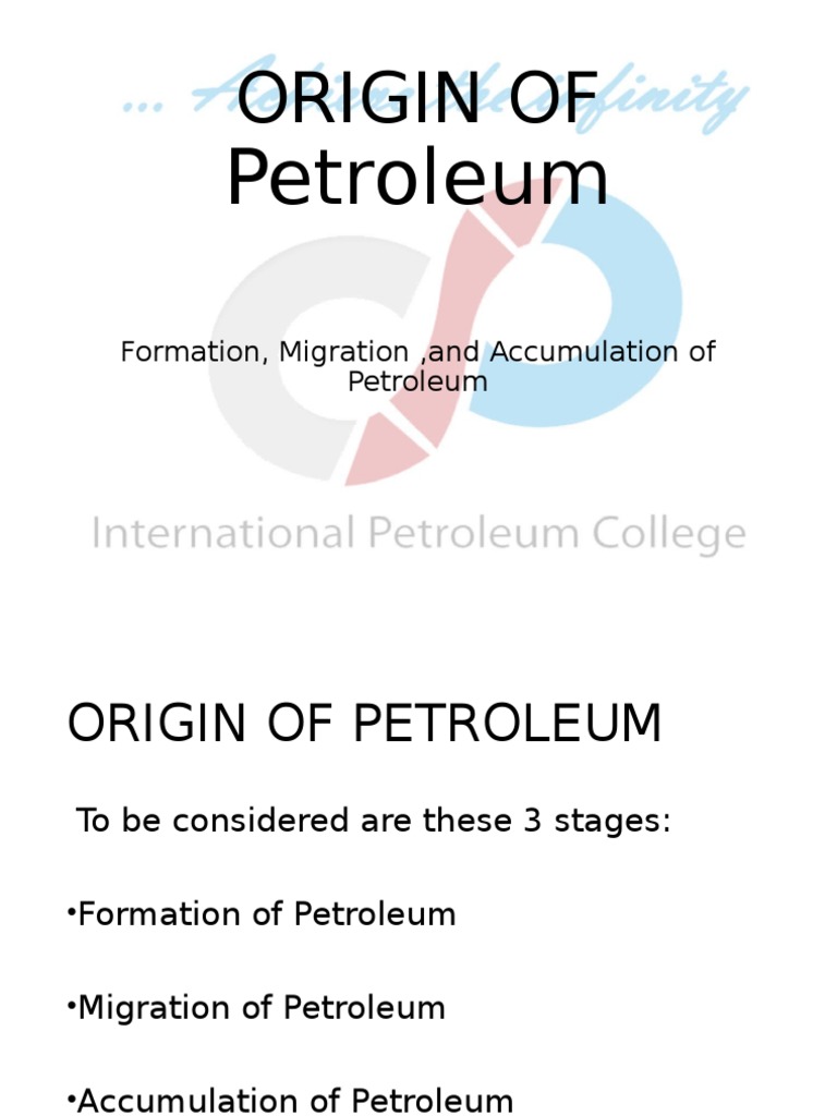 2 Formation, Migration of Crude Oil | PDF | Petroleum Reservoir ...