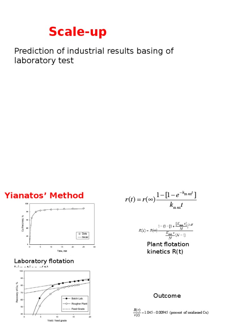 Scale-Up: Prediction of Industrial Results Basing of Laboratory Test | PDF