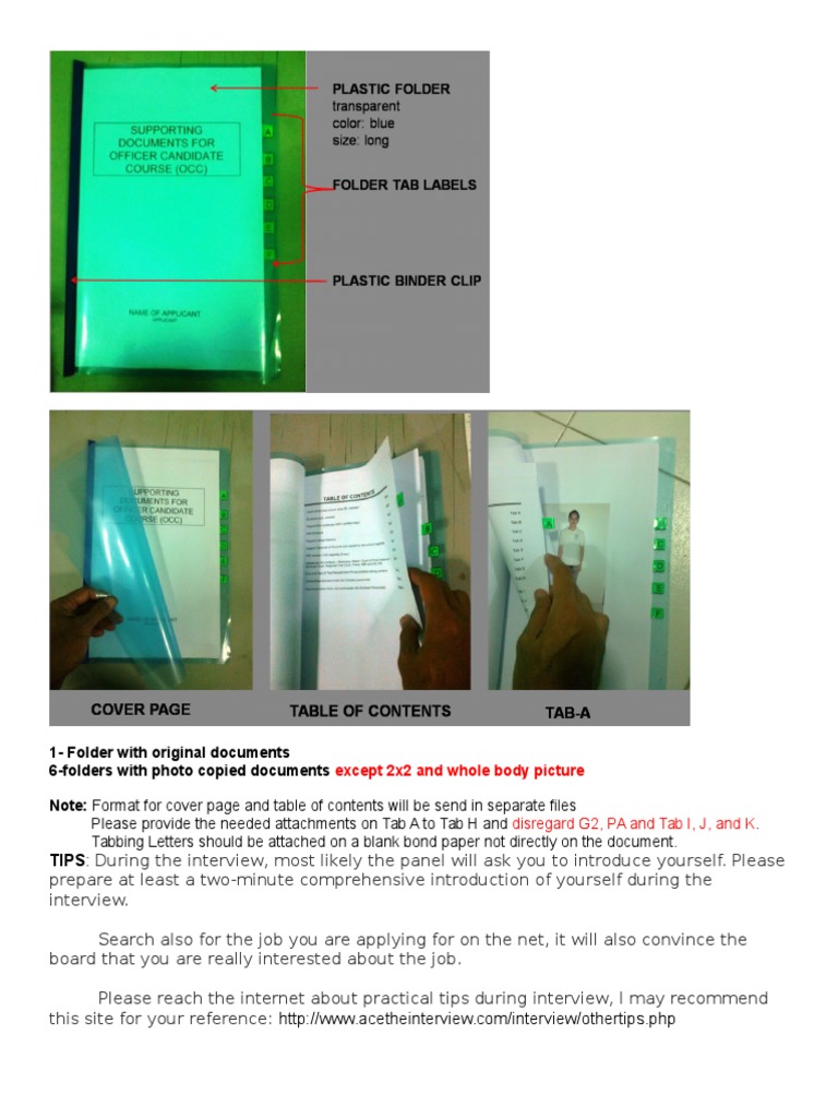.Instruction For OCC Interview | PDF | Cyberspace | Computing