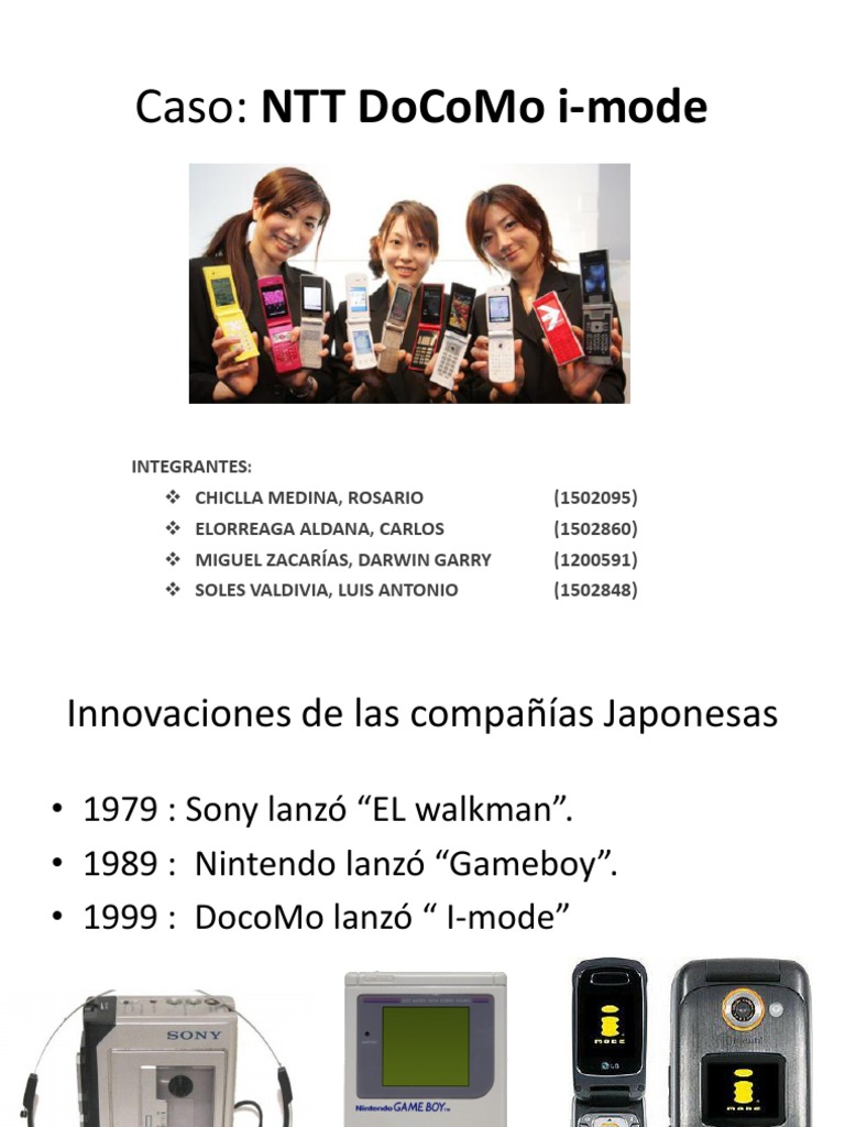 Grupo 4 Caso Docomo | PDF | Telefonía móvil | Internet